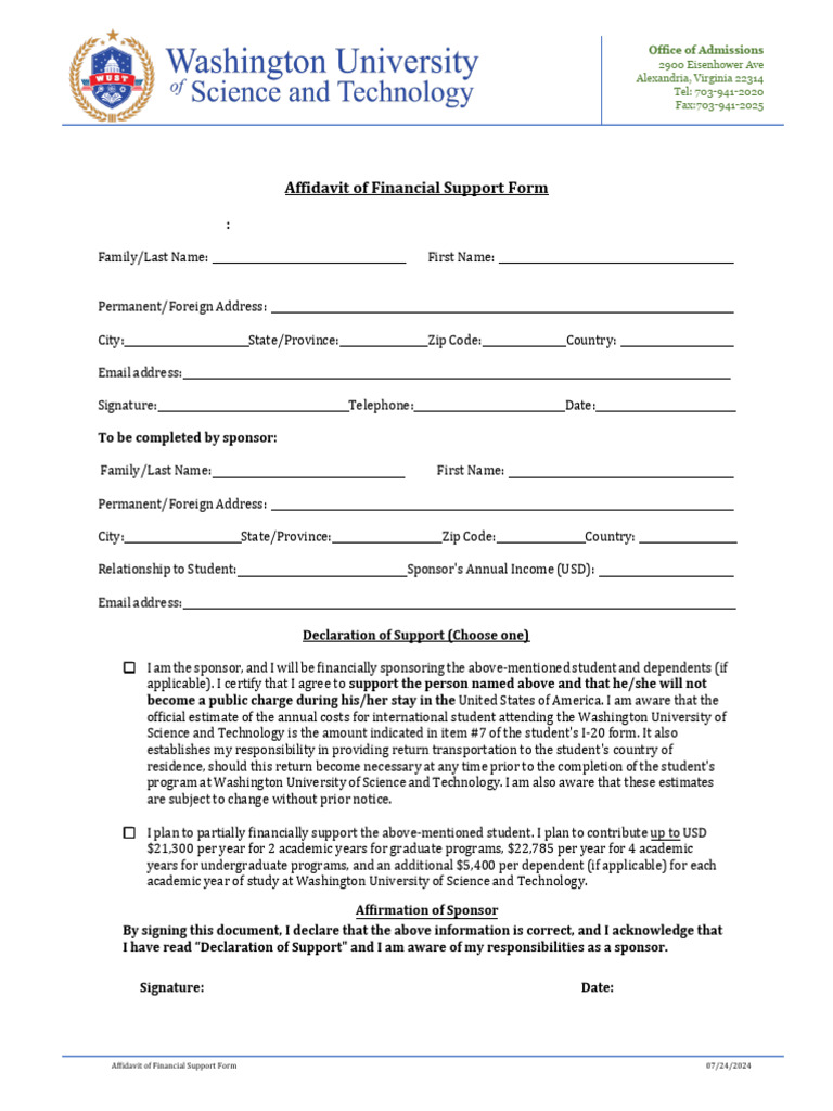 Sponsor Form | PDF