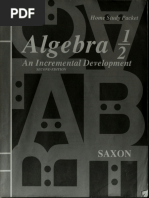 Saxon Algebra 1 | PDF