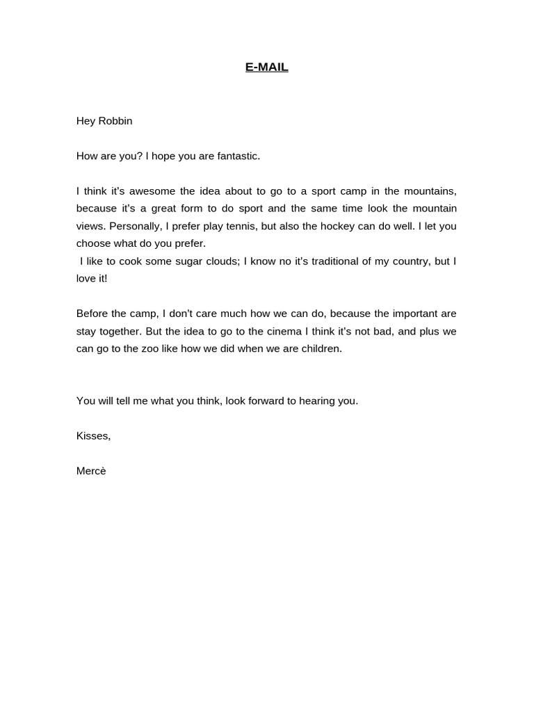 E-Mail, Test 4 | PDF