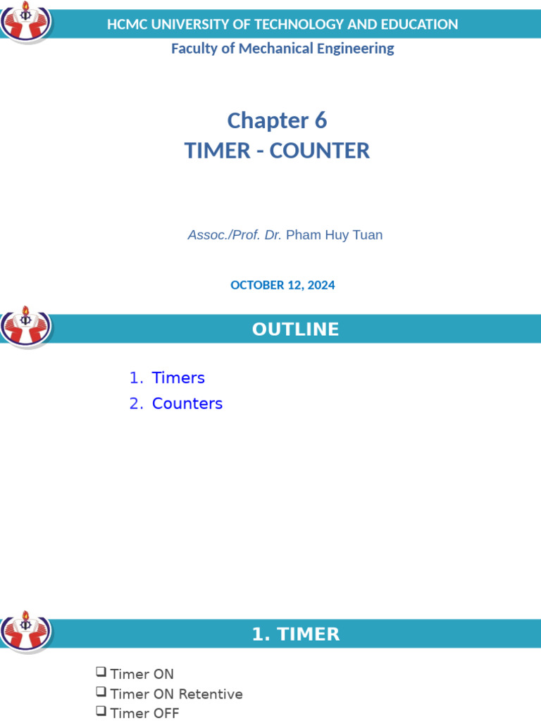 Chapter 5 - Timer, Counter (12.2020) | PDF