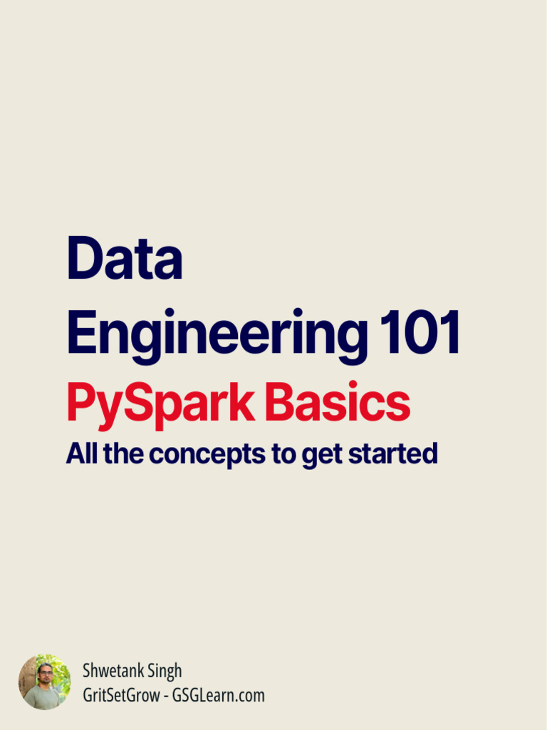 Data Engineering 101 PySpark Essentials 1727749068 | PDF