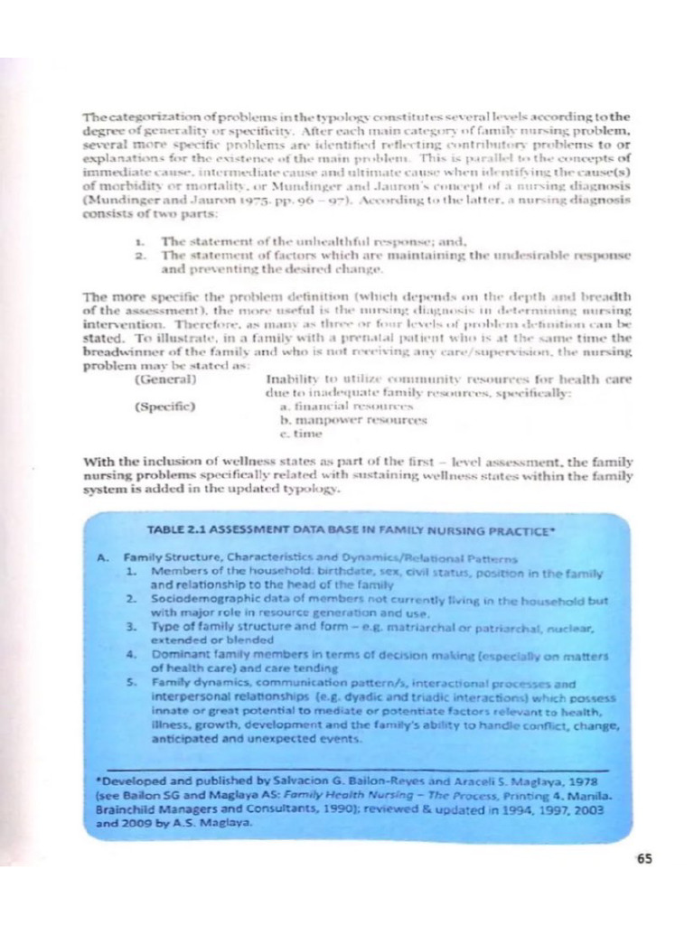 CHN Assessment-Data | PDF