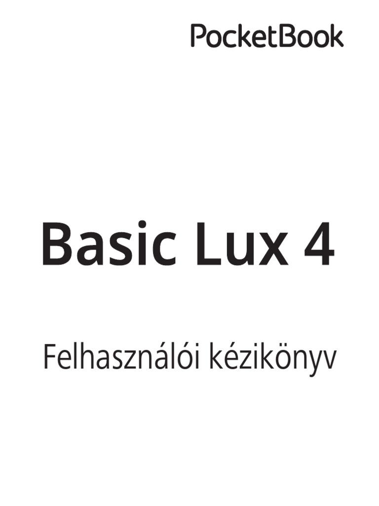 User Manual Basic Lux 4 HU | PDF
