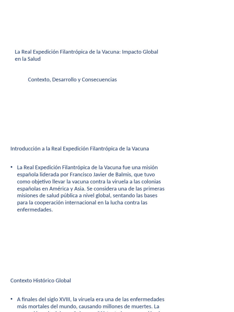 Real Expedicion Filantrópica de La Vacuna Custom | PDF