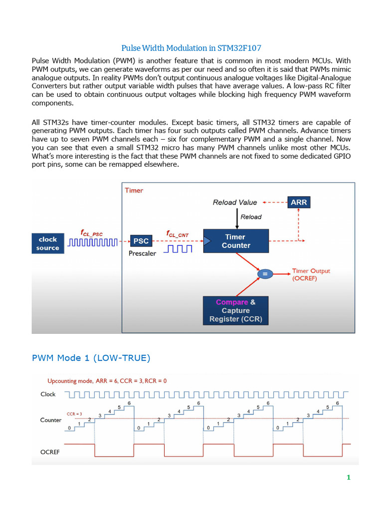 STM32F107 PWM Guide for Engineers | PDF | Computer Science ...