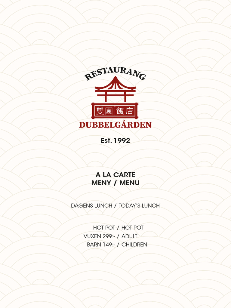 Menu Alacarte | PDF