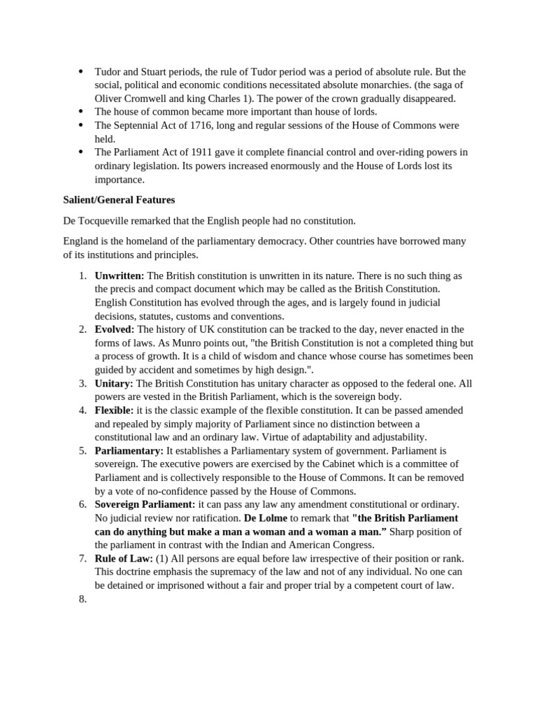 UK constitution | PDF