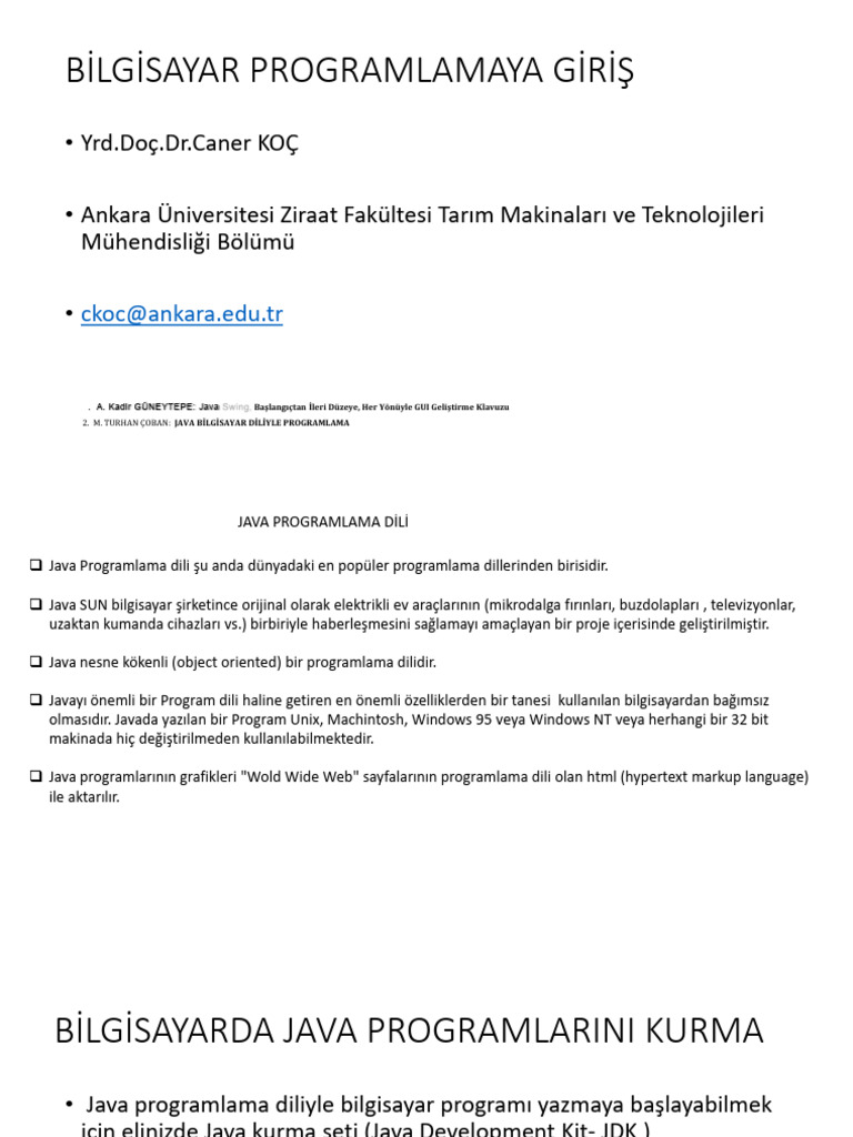 BPG I. Ders Notları | PDF