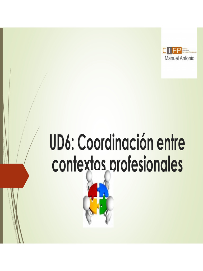 UD6. La Comunicación Interprofesional | PDF