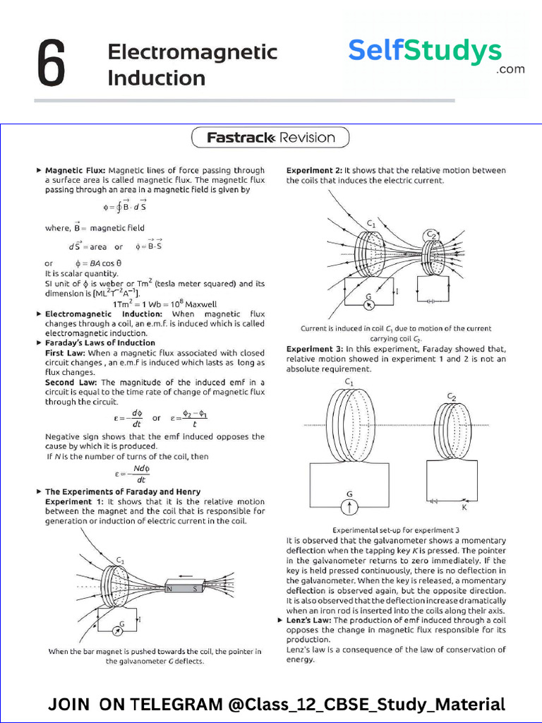 Electromagnetic Induction | PDF
