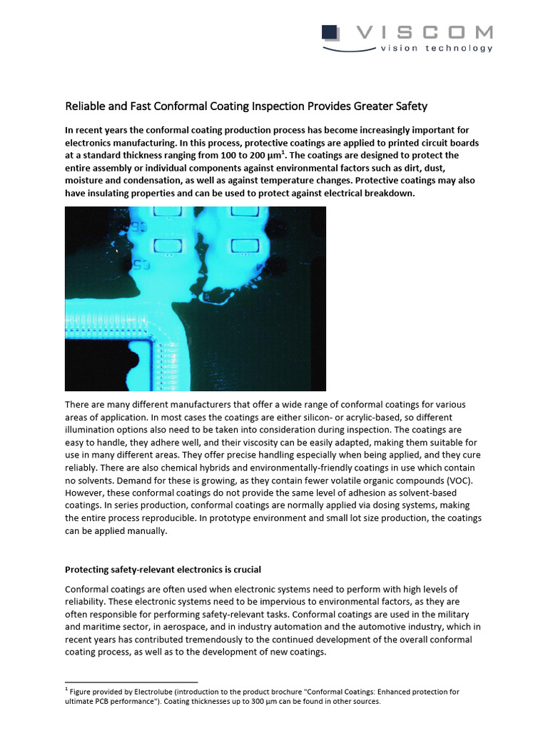 Viscom Article Conformal Coating Inspection Provides Greater Safety en ...