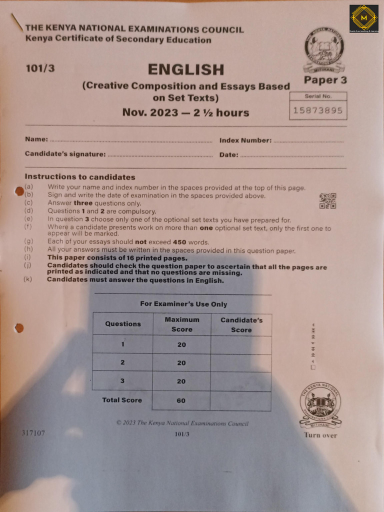 English P3 | PDF