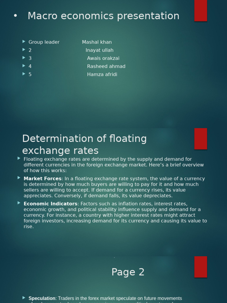 Macro Economics Presentation | PDF