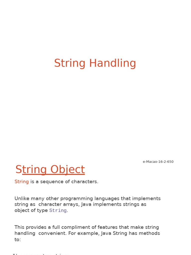 Strings | PDF