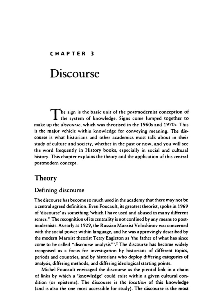 Discourse | PDF