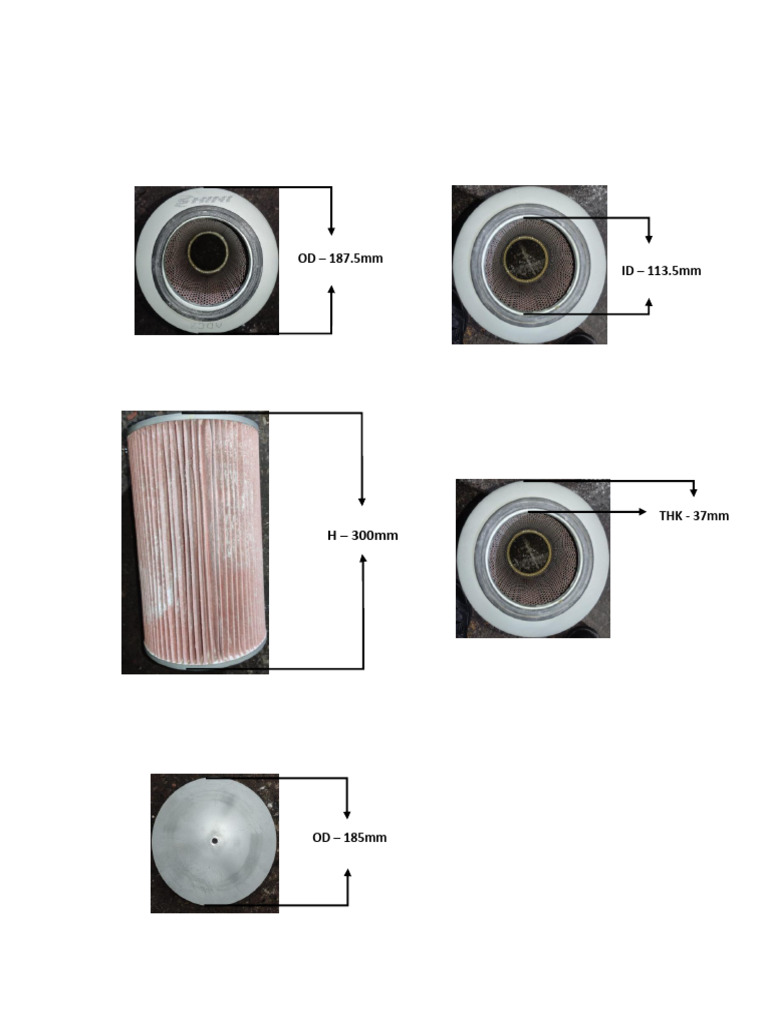 Dryer Filter Measurements | PDF