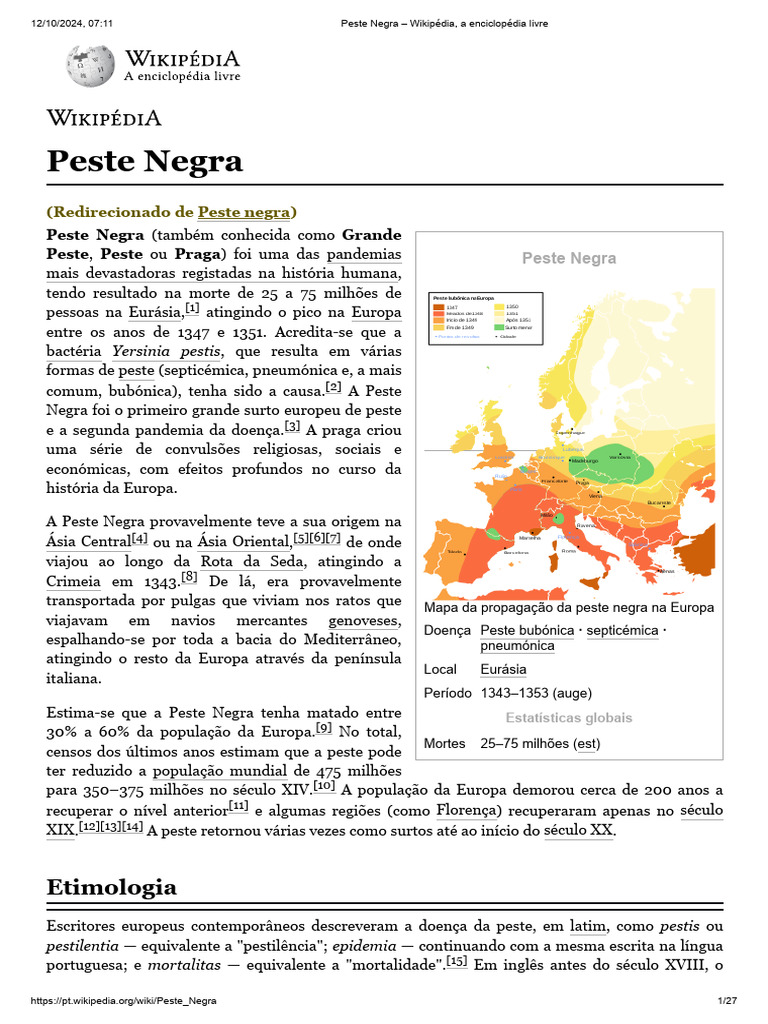 Peste Negra | PDF