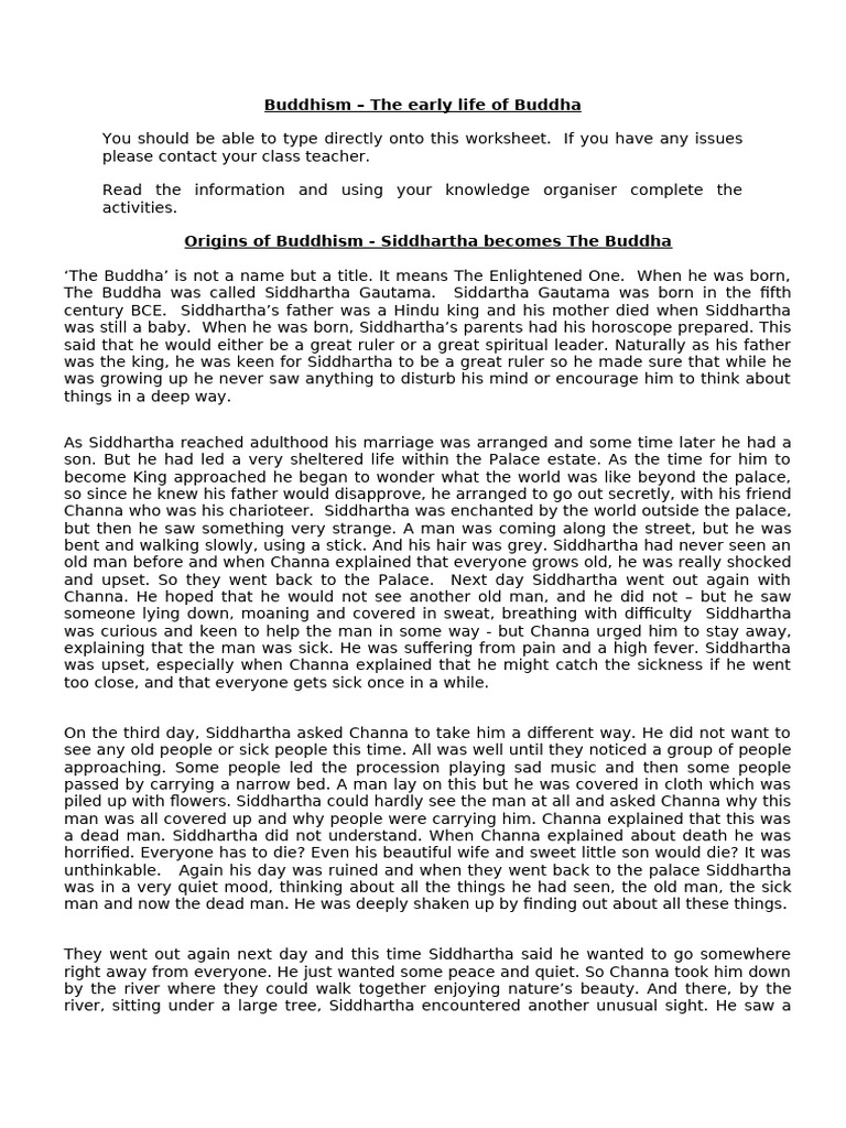Homework 1 Buddhism | PDF