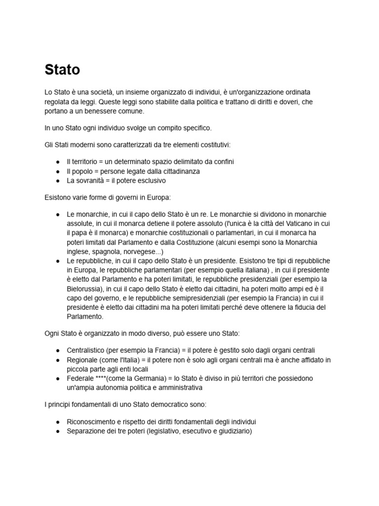 Stato | PDF
