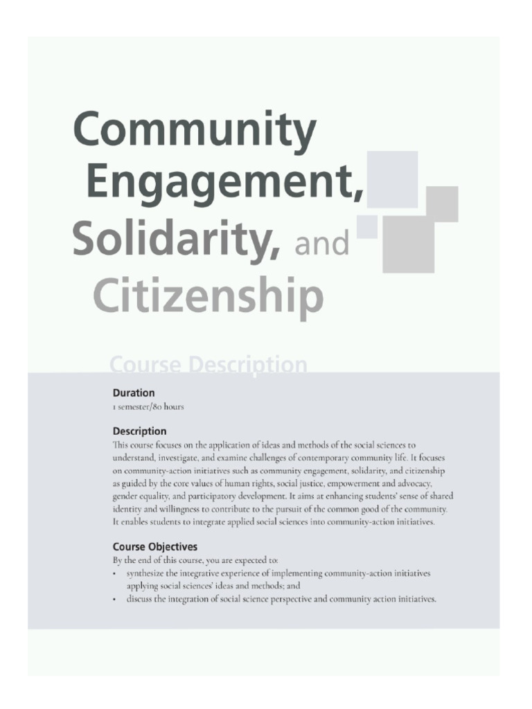 Community Engagement | PDF