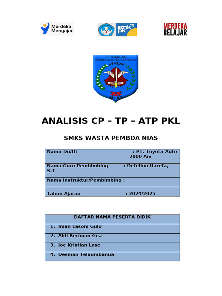 Analisis PKL Toyota Auto2000 Medan | PDF