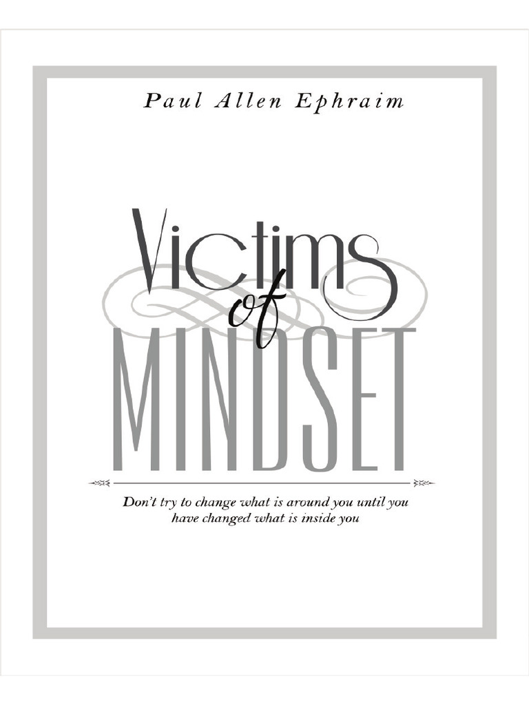 Victims of Mindset | PDF