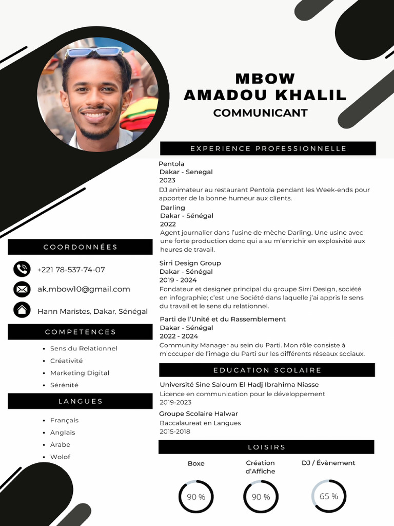 CV Khalil Mbow | PDF