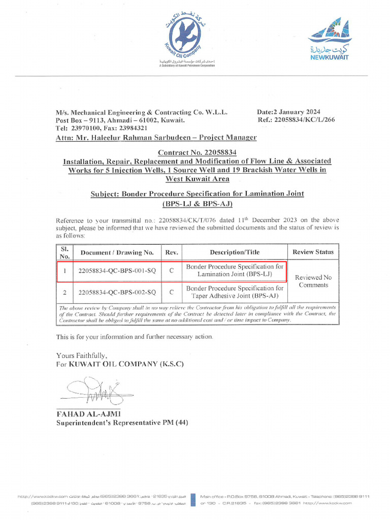 QC BPS 001 SQ RC | PDF