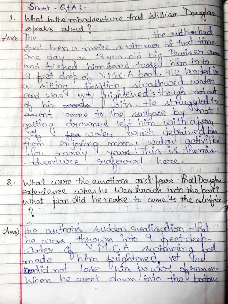 Deep Water Class XII | PDF