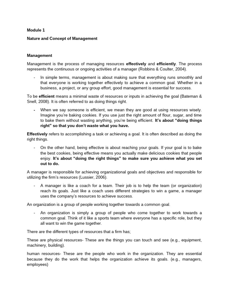 Organization and Management | PDF