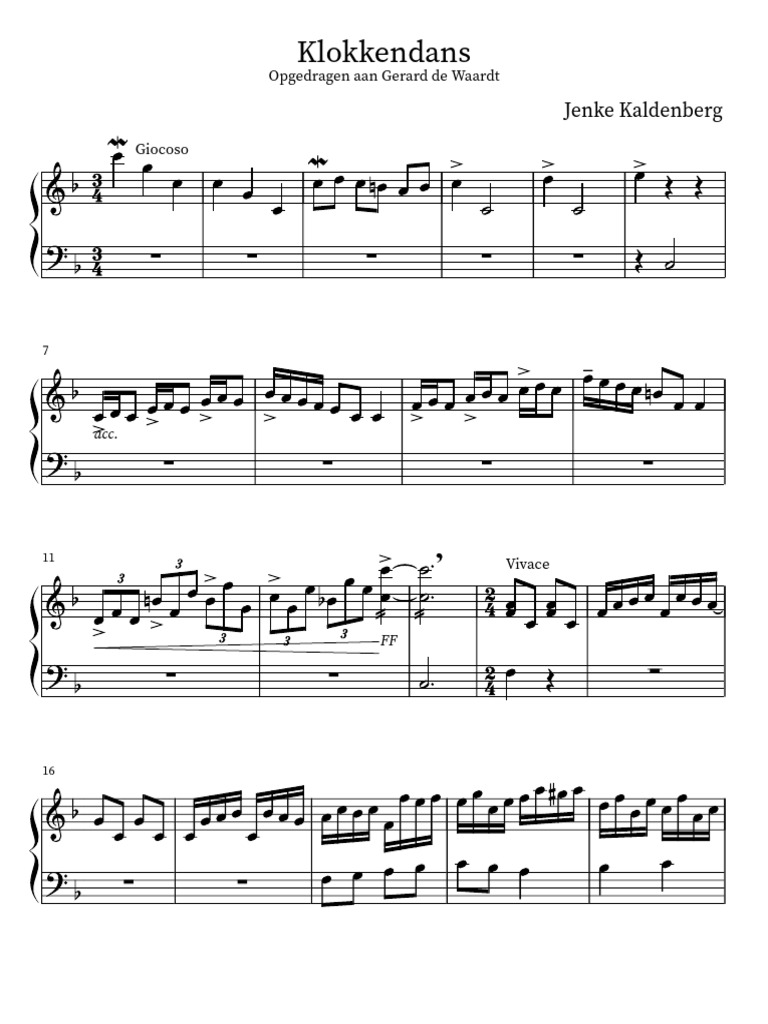 Klokkendans - Jenke Kaldenberg | PDF
