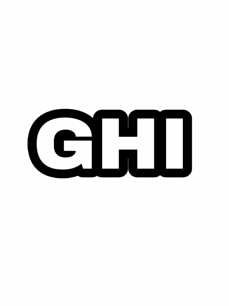 GHI | PDF