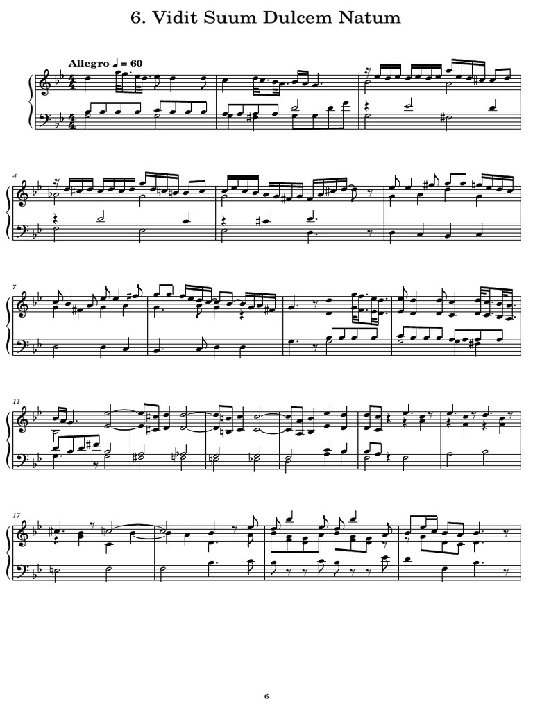 Pergolesi - Vidit_Suum_Dulcem_Natum | PDF