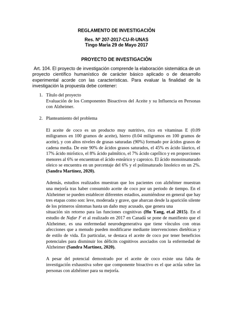 Formato de Proy. Inv | PDF