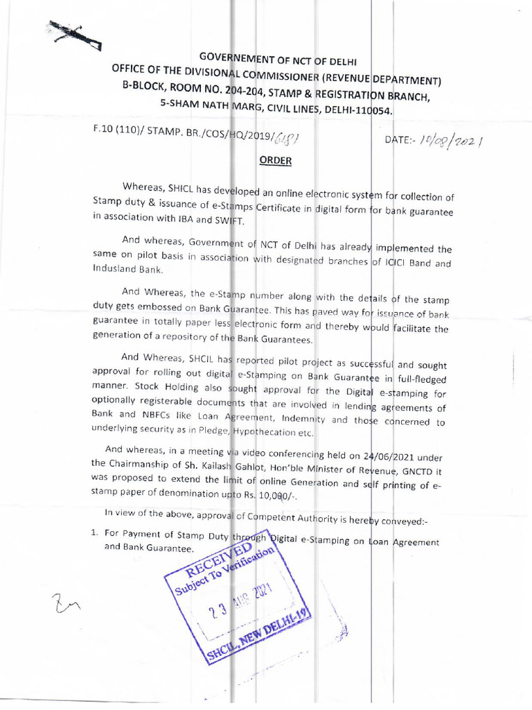Delhi Order | PDF