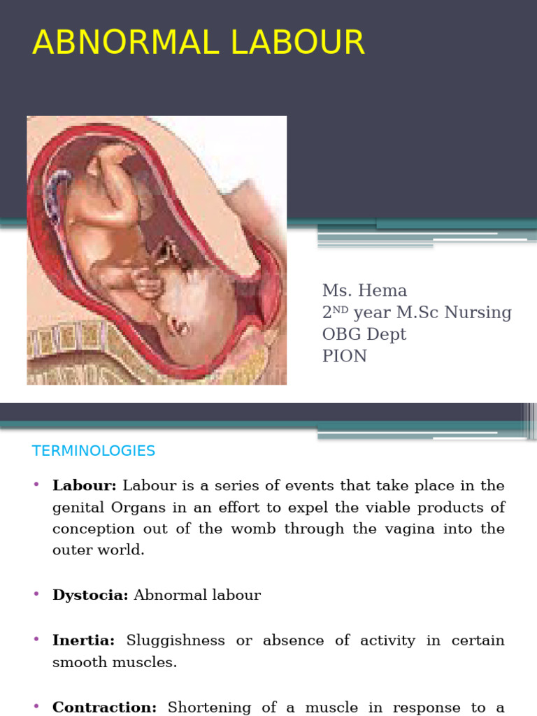 Abnormal Labour | PDF