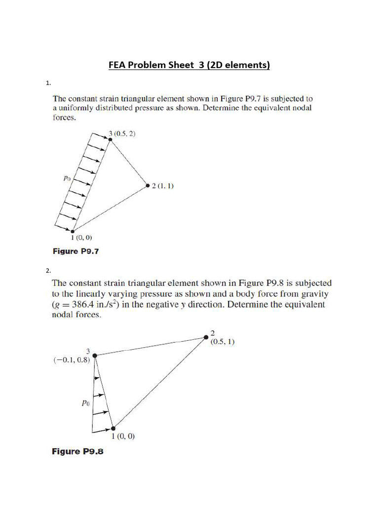 CST Problem Sheet | PDF