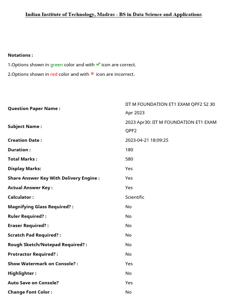 4 Sample Paper End Term | PDF