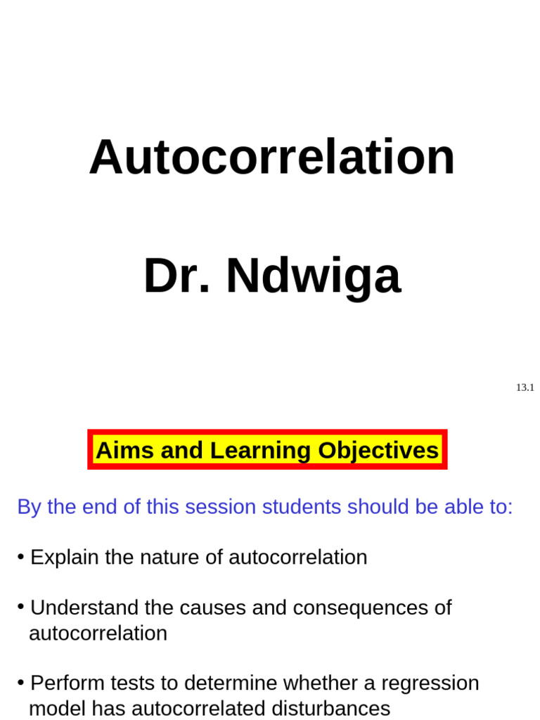 Autocorrelation Pdf