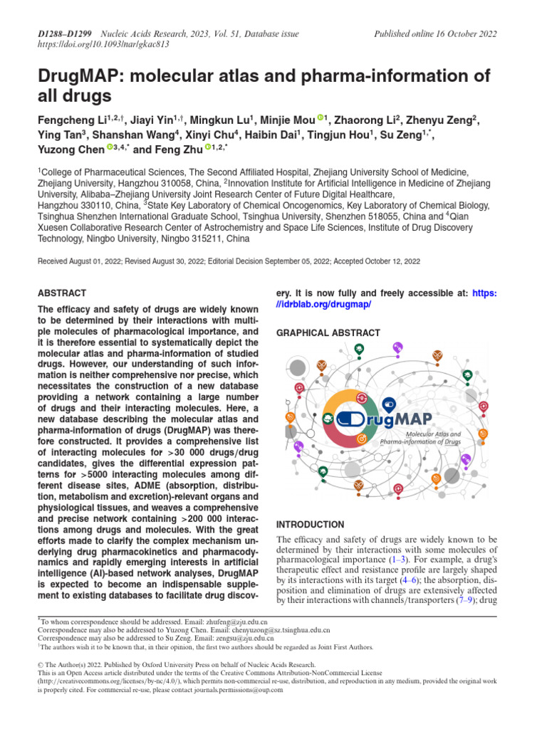 Drug Map | PDF