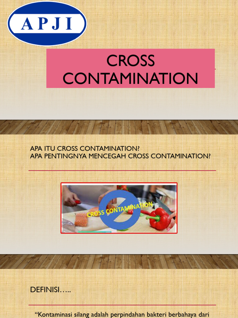 Materi 12 - Cross Contamination | PDF