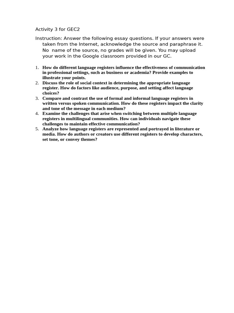 Activity-3-GEC-2 2 | PDF