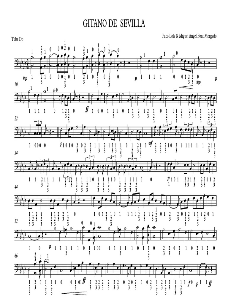 Gitano de Sevilla2 - 2 - Partitura Completa | PDF