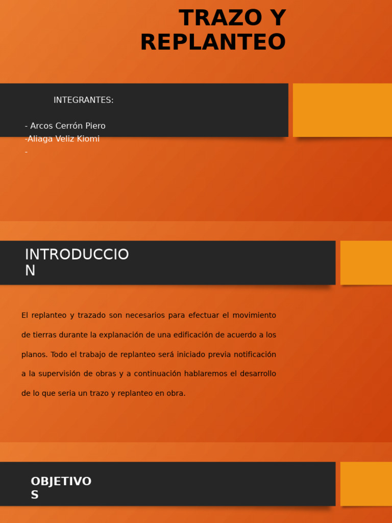 Trazo y Replanteo | PDF