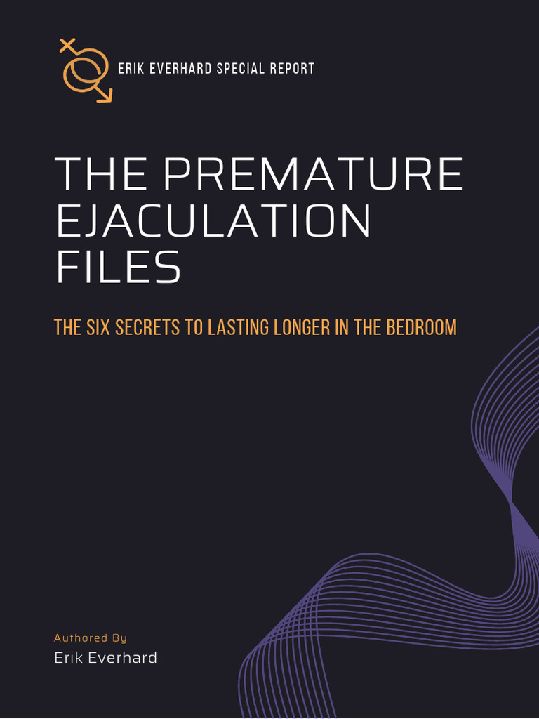 Premature Ejaculation Files | PDF