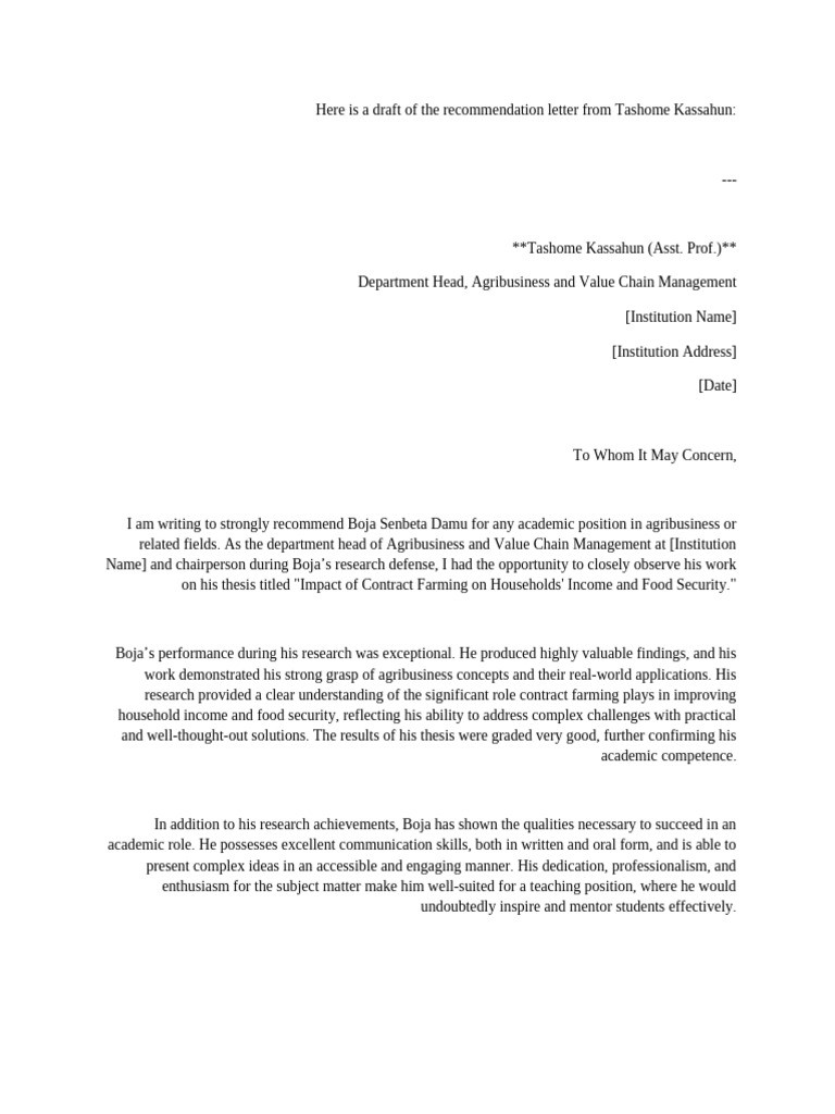 Recom From Tashe | PDF