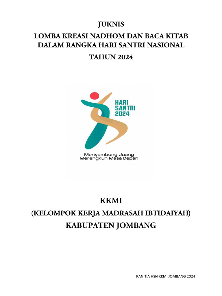Juknis Lomba HSN Tahun 2024 KKMI Kab. Jombang-1 | PDF