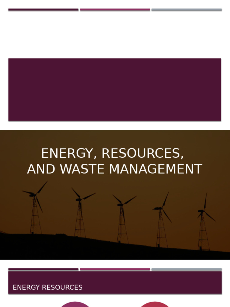 Natural Resources and Waste Management FS | PDF