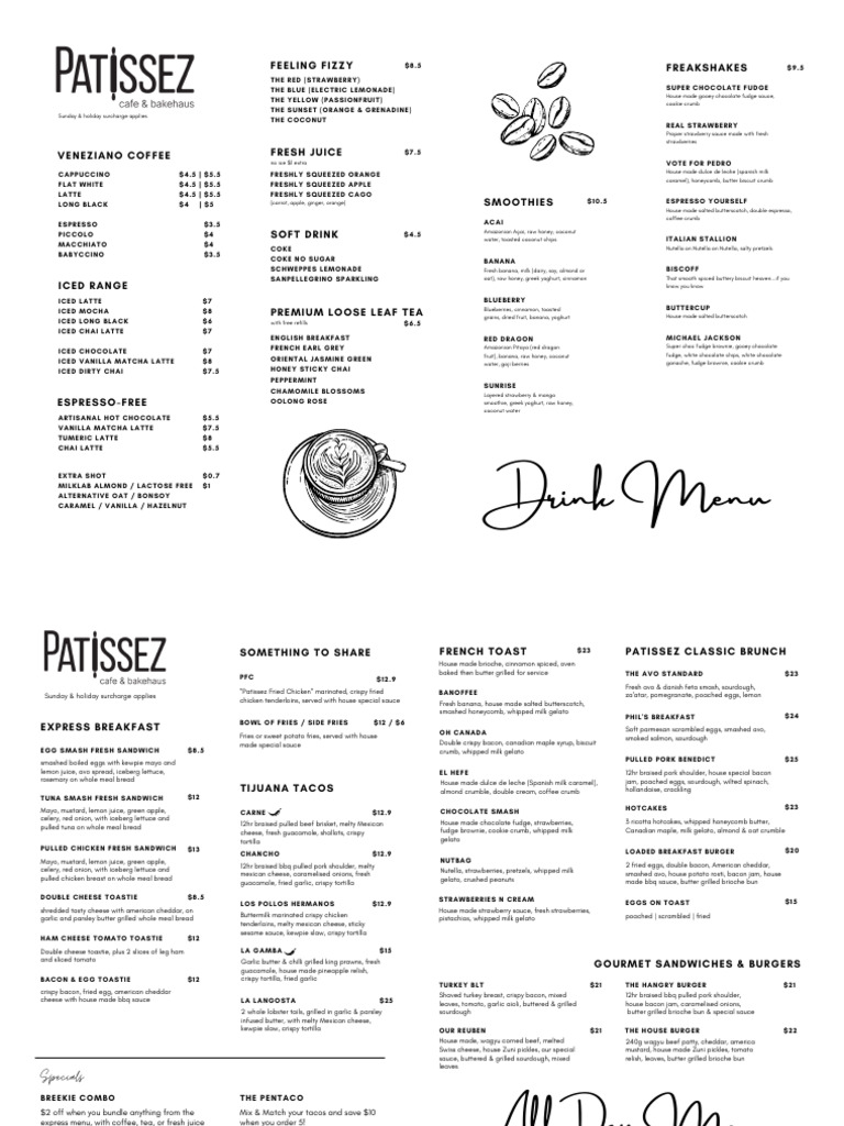 Full Menu 2023 | PDF