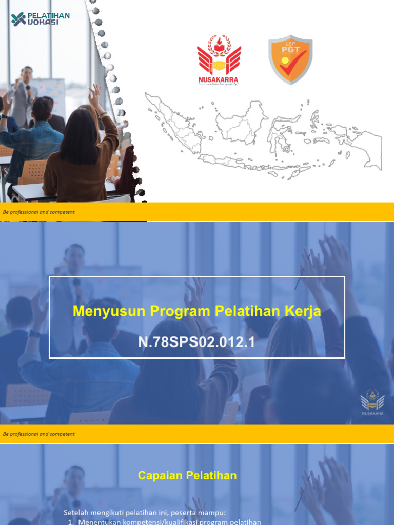 Menyusun Program Pelatihan Kerja | PDF